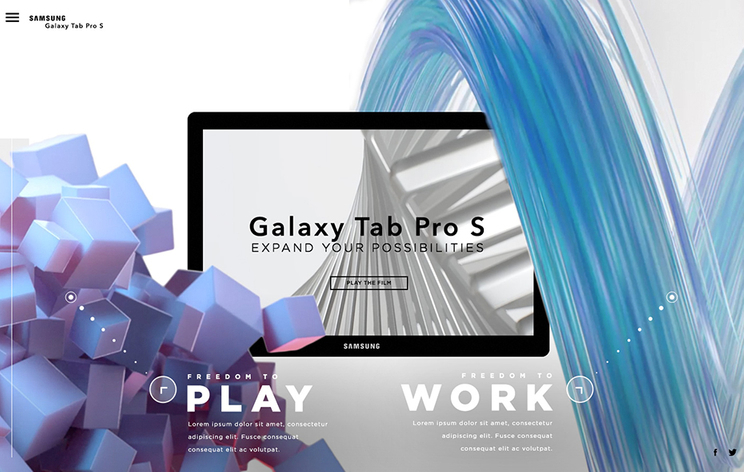 Triangulaire x Samsung - Design, Web, Film